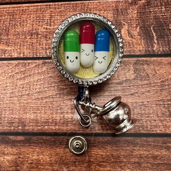 Accessories | Happy Pill Funny Badge Reel Pharmacists Pharmacy ...